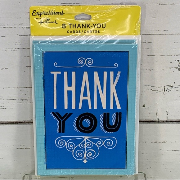 Hallmark | Office | 44 8pk Hallmark Expressions Thank You Note Cards ...